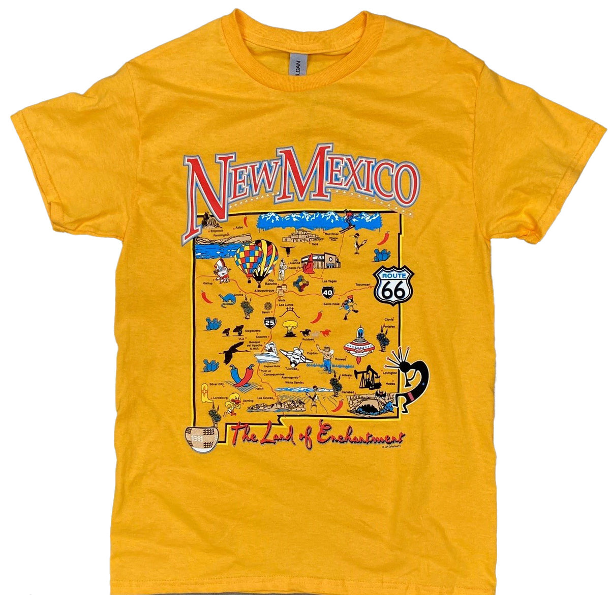 New Mexico Icon Map T-Shirt – The New Mexico Shop