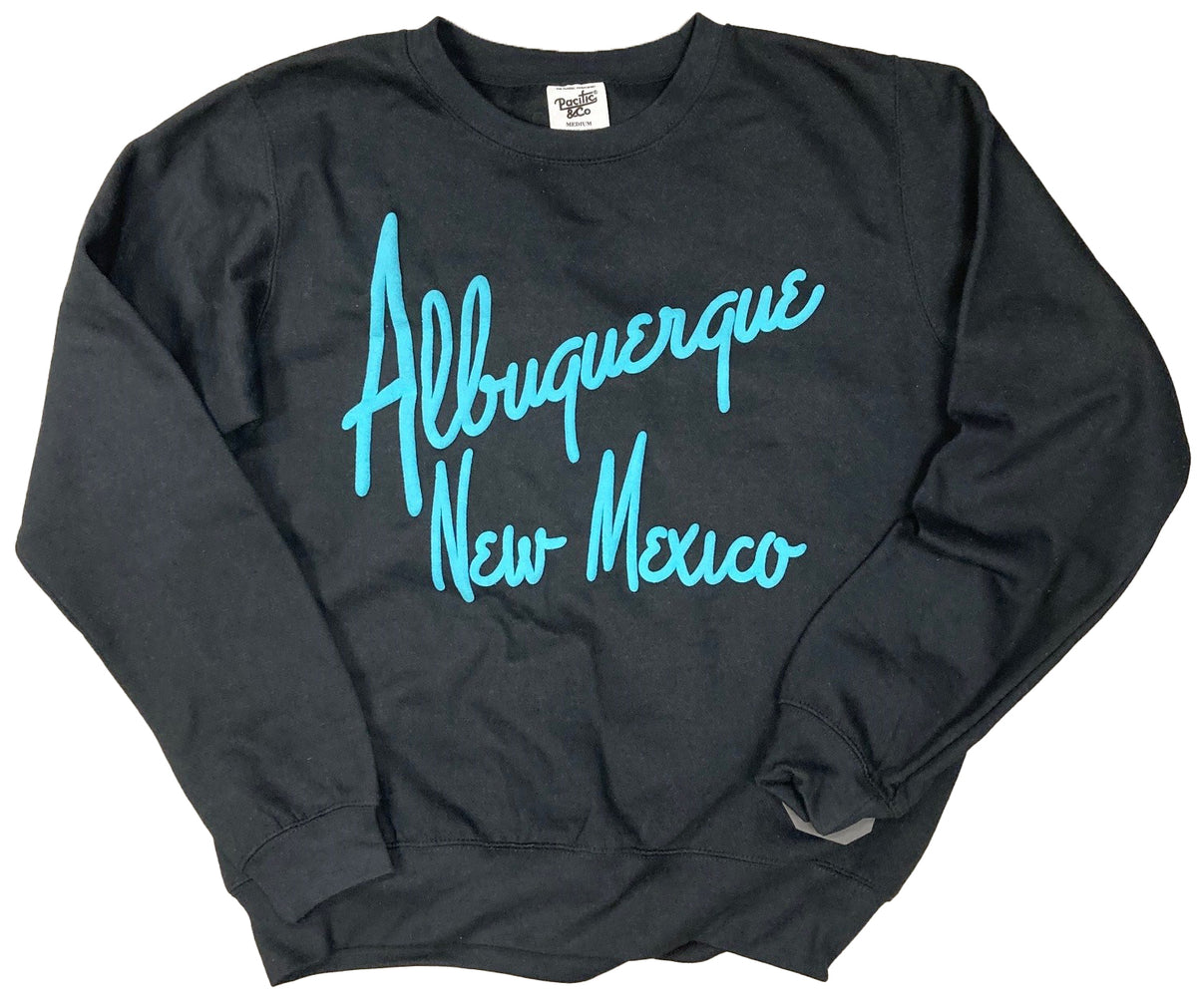 Albuquerque Black Crew Sweatshirt – The New Mexico Shop