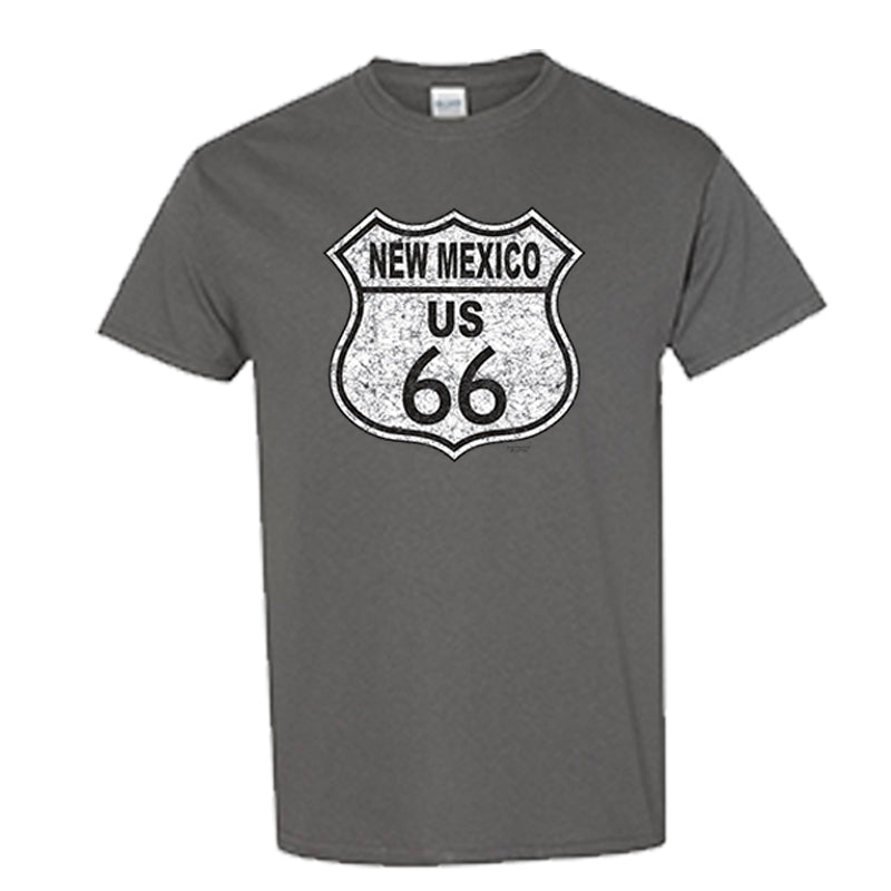 Vintage Grey Route 66 Sign T Shirt The New Mexico Shop vintage-grey-route-66-sign-t-shirt-the-new-mexico-shop