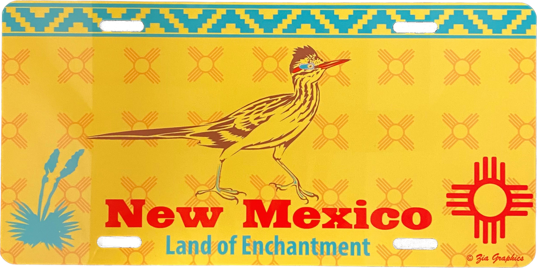 New Mexico Roadrunner License Plate – The New Mexico Shop
